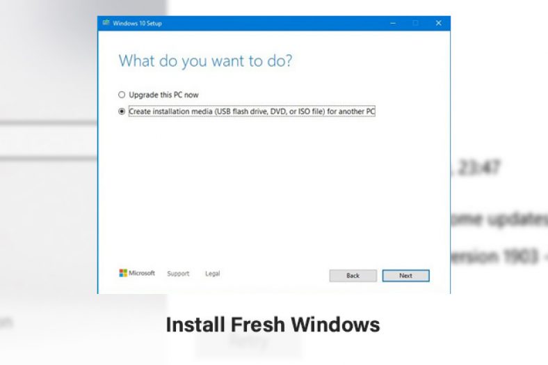 Feature Update To Windows 10, Version 1903 - Error 0x80070005
