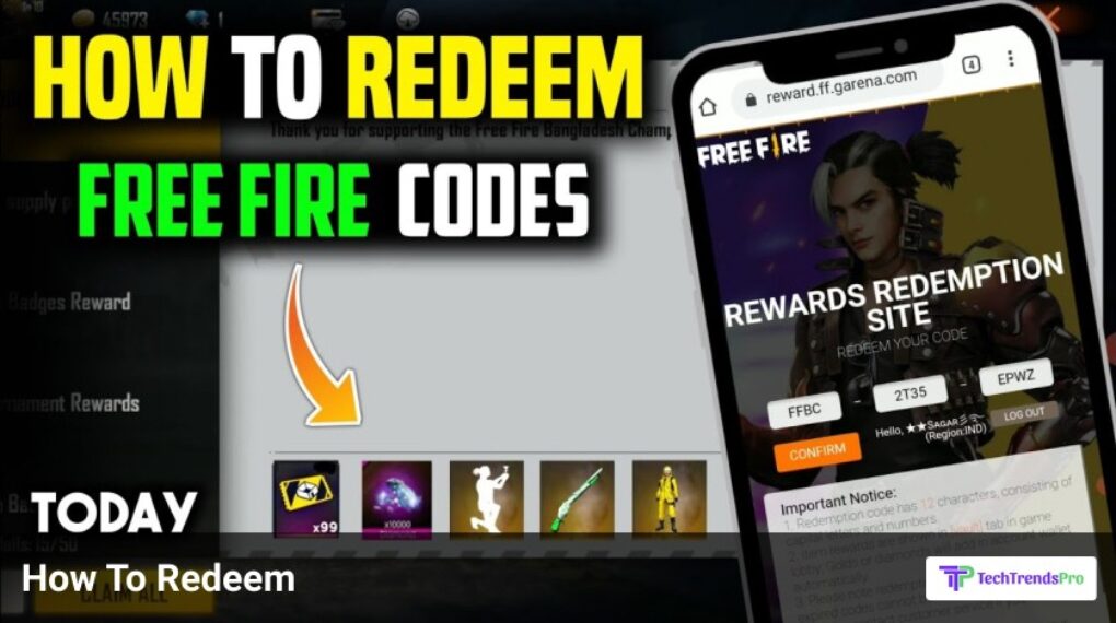 Free Fire Redeem Code For Today That Make The game More Interesting