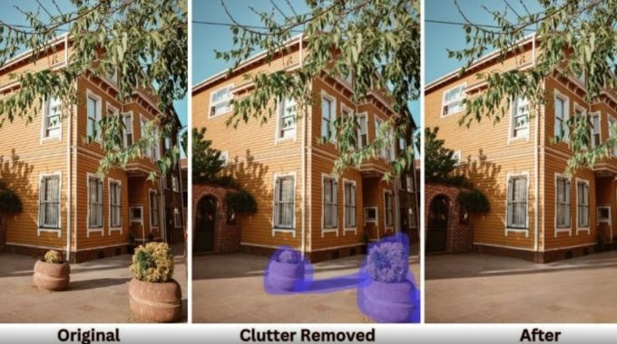 Remove Unwanted Clutter From Building Photography